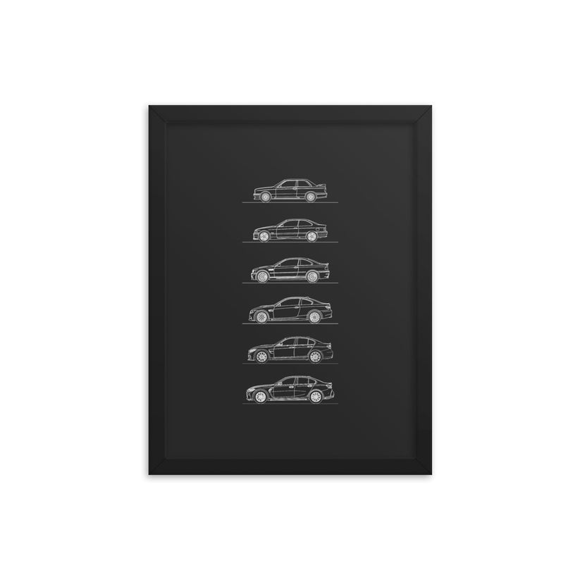 BMW M3 Evolution Poster – Artlines Design