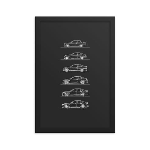 BMW M3 Evolution Poster – Artlines Design
